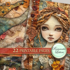 Digital Printable Scrapbook Paper Pack Junk Journal Paper Patchwork ...