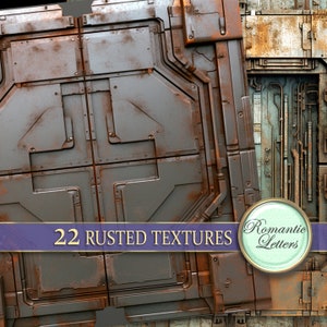 Rust Metal Texture Steampunk Printable Paper Pack Scrapbook Printable ...