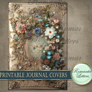 Printable Journal Covers Digital Scrapbooking Printable Junk Journal ...