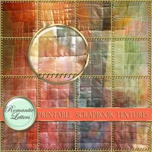 Digital Printable Scrapbook Paper Pack Album Background Paper Patchwork ...