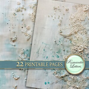 White Linen Lace Texture Digital Paper Pack Scrapbook Paper Background ...