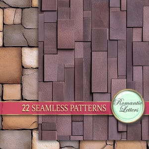 Brick Wall Texture Digital Paper Pack Minimalist Scrapbook Background ...