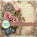 Floral Digital Scrapbook Paper Pack Shabby Chic ROSE Flowers Digital ...