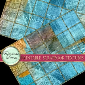 Digital Printable Craft Paper Digital Scrapbook Paper Pack Background ...