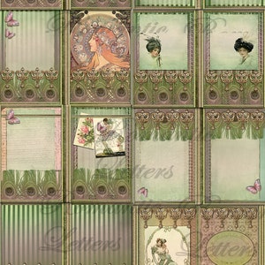 Printable Journal Kit Digital Collage Sheet Printable Journal Paper ...