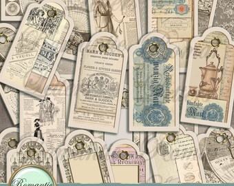 Victorian Gift Tags | Etsy