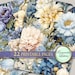 Floral Digital Scrapbook Paper Pack Shabby Chic Flower Digital ...