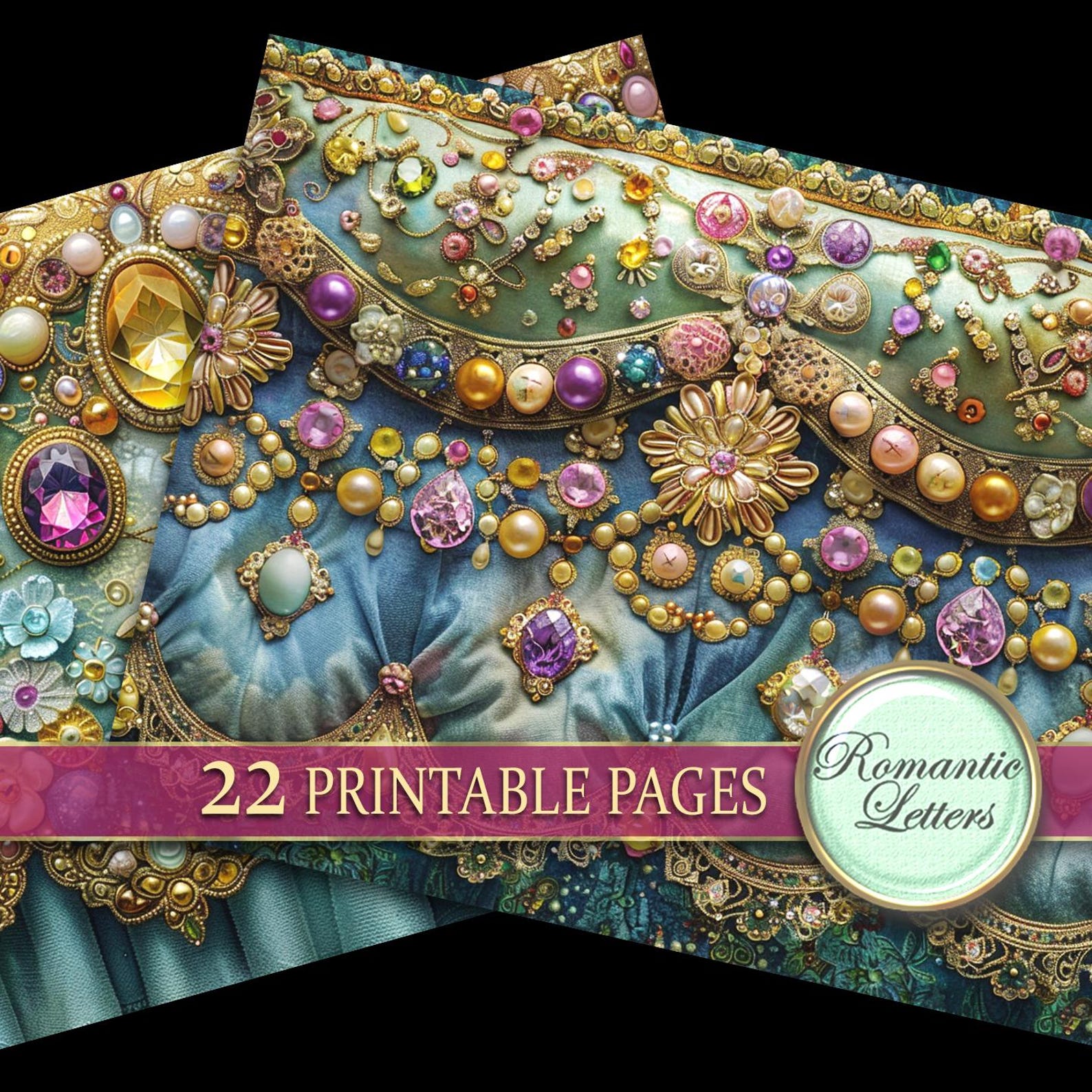 Digital Printable Scrapbook Paper Pack Printable Craft Paper Diamond ...