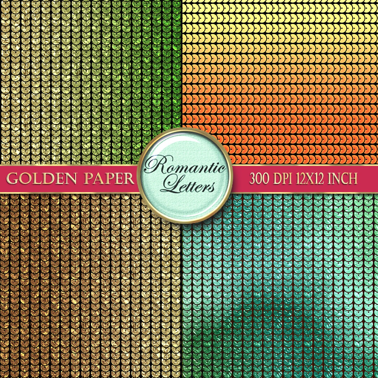 Digital Damask Digital Printable Paper Pack Digital Scrapbook | Etsy