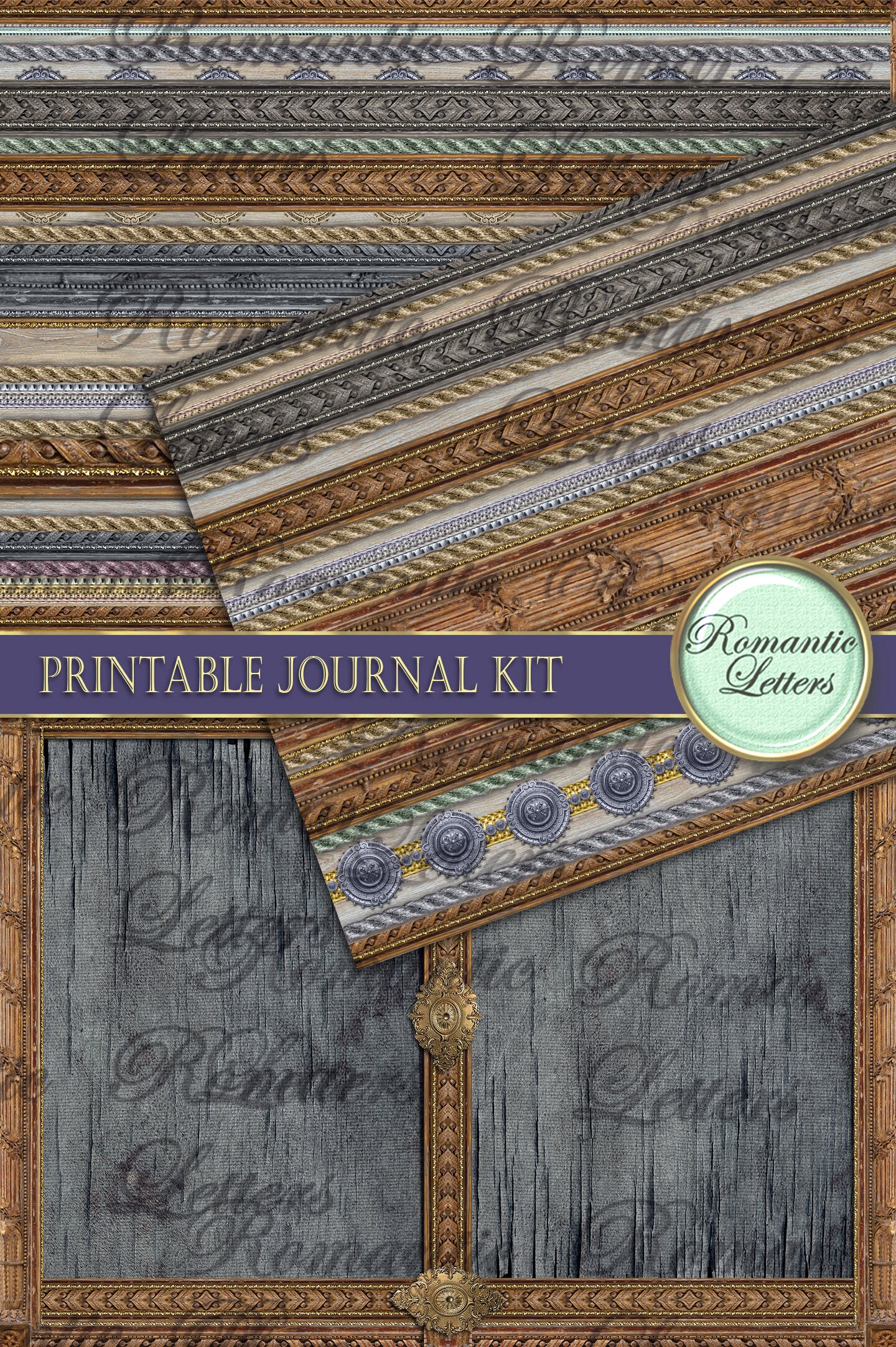 Printable Travel Journal Kit Digital Scrapbooking Printable | Etsy