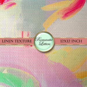 Digital Linen Texture Digital Scrapbook Paper Pack Pastel Burlap Paper ...