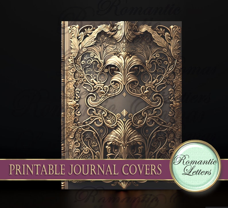 Printable Journal Covers Digital Scrapbooking Printable Junk Journal ...