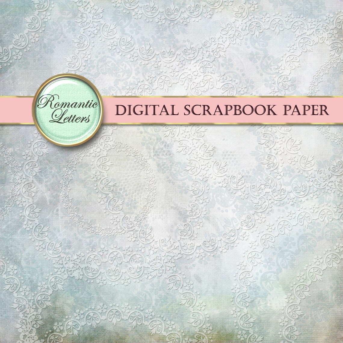 Wedding digital scrapbooking paper pack printable wedding | Etsy