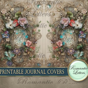 Printable Journal Covers Digital Scrapbooking Printable Junk Journal ...