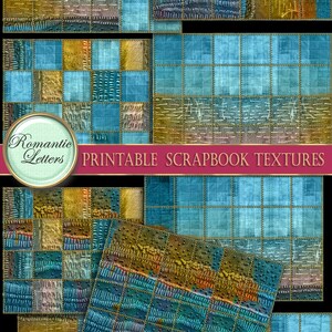 Digital Printable Craft Paper Digital Scrapbook Paper Pack Background ...