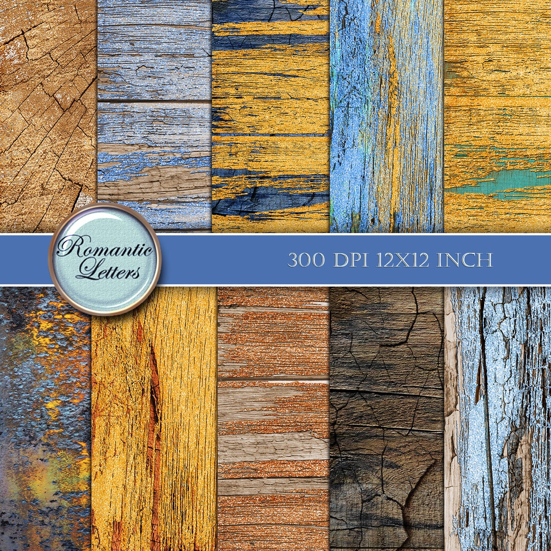 Digital Paper Gold Glitter Wood Digital Paper Wood Digital Scrapbook ...