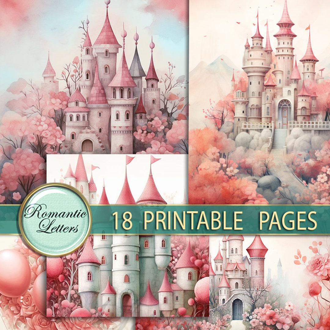 Printable Decoupage Paper Floral Digital Scrapbook Album Paper Fairy ...