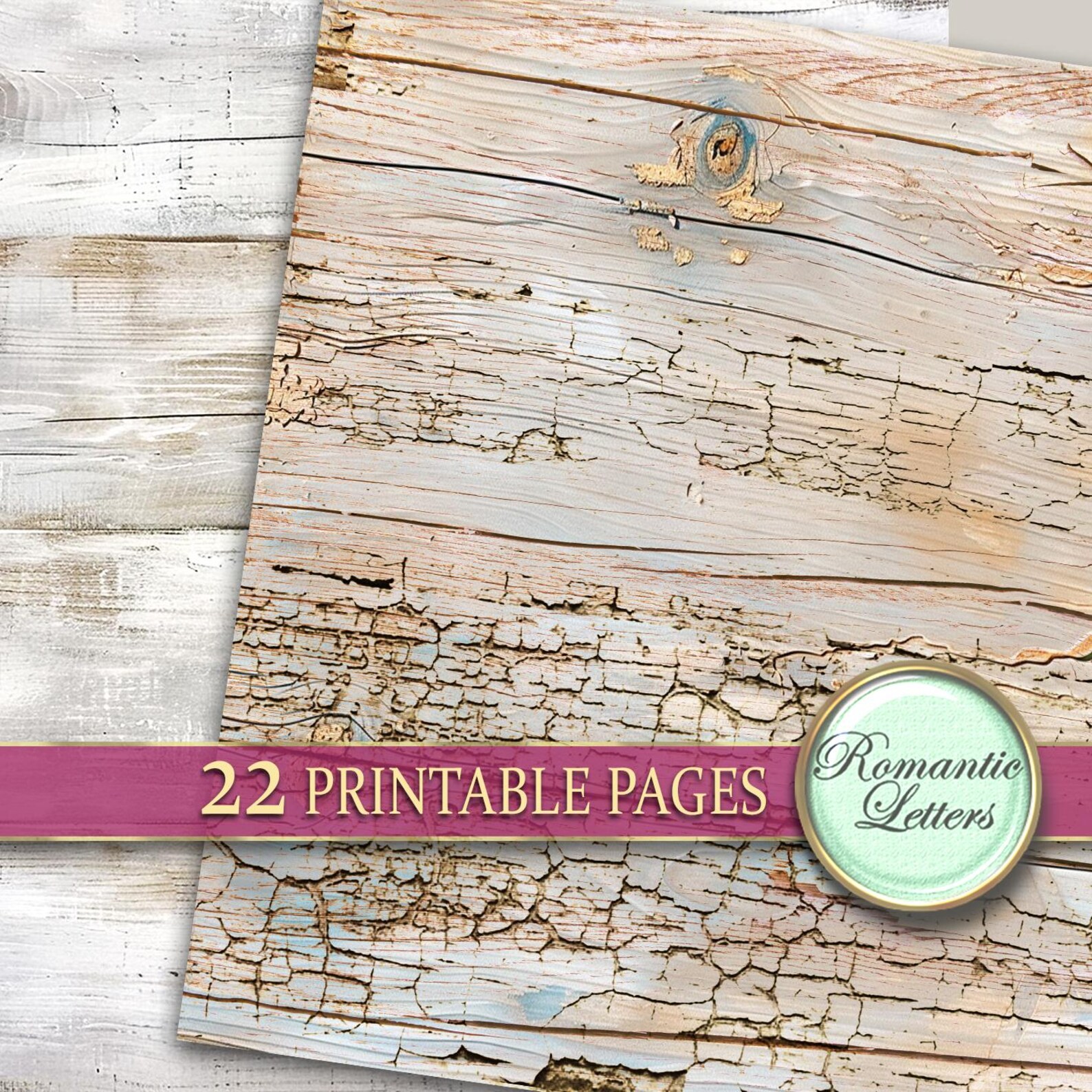 Digital Paper White Wood Digital Scrapbook Paper Pack White Wood ...