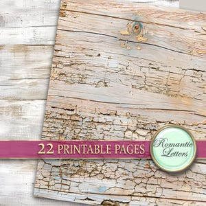 Digital Paper White Wood Digital Scrapbook Paper Pack White Wood ...