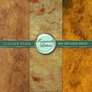 Leather Texture Digital Scrapbook Paper Leather Digital Paper Pack ...