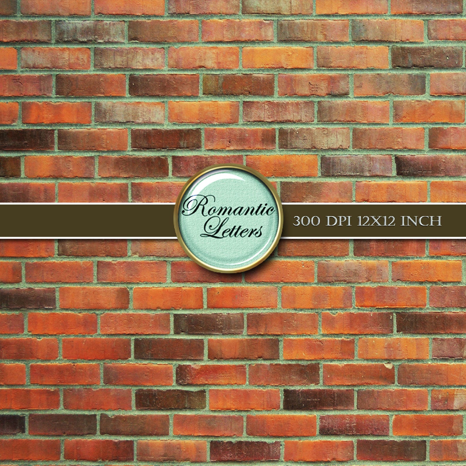 Brick Digital Paper Pack Scrapbook Brick Wall Texture Grunge Background ...