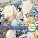 Floral Digital Scrapbook Paper Pack Shabby Chic Flower Digital ...
