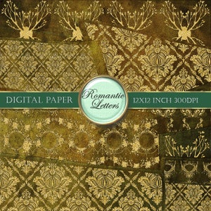 Vintage Digital Paper Leather Digital Scrapbook Paper Vintage ...