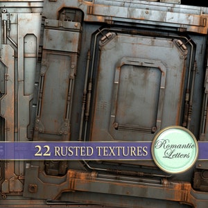 Rust Metal Texture Steampunk Printable Paper Pack Scrapbook Printable ...