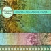 Vintage Digital Paper Pack Vintage Scrapbook Album Paper Linen - Etsy