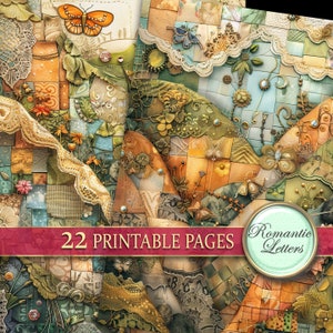 Craft Paper for Kids Digital Printable Scrapbook Paper Pack Junk ...