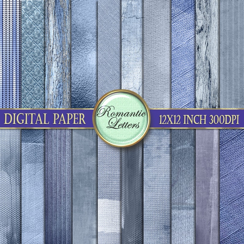 Digital Printable Craft Paper Digital Scrapbook Paper Pack - Etsy