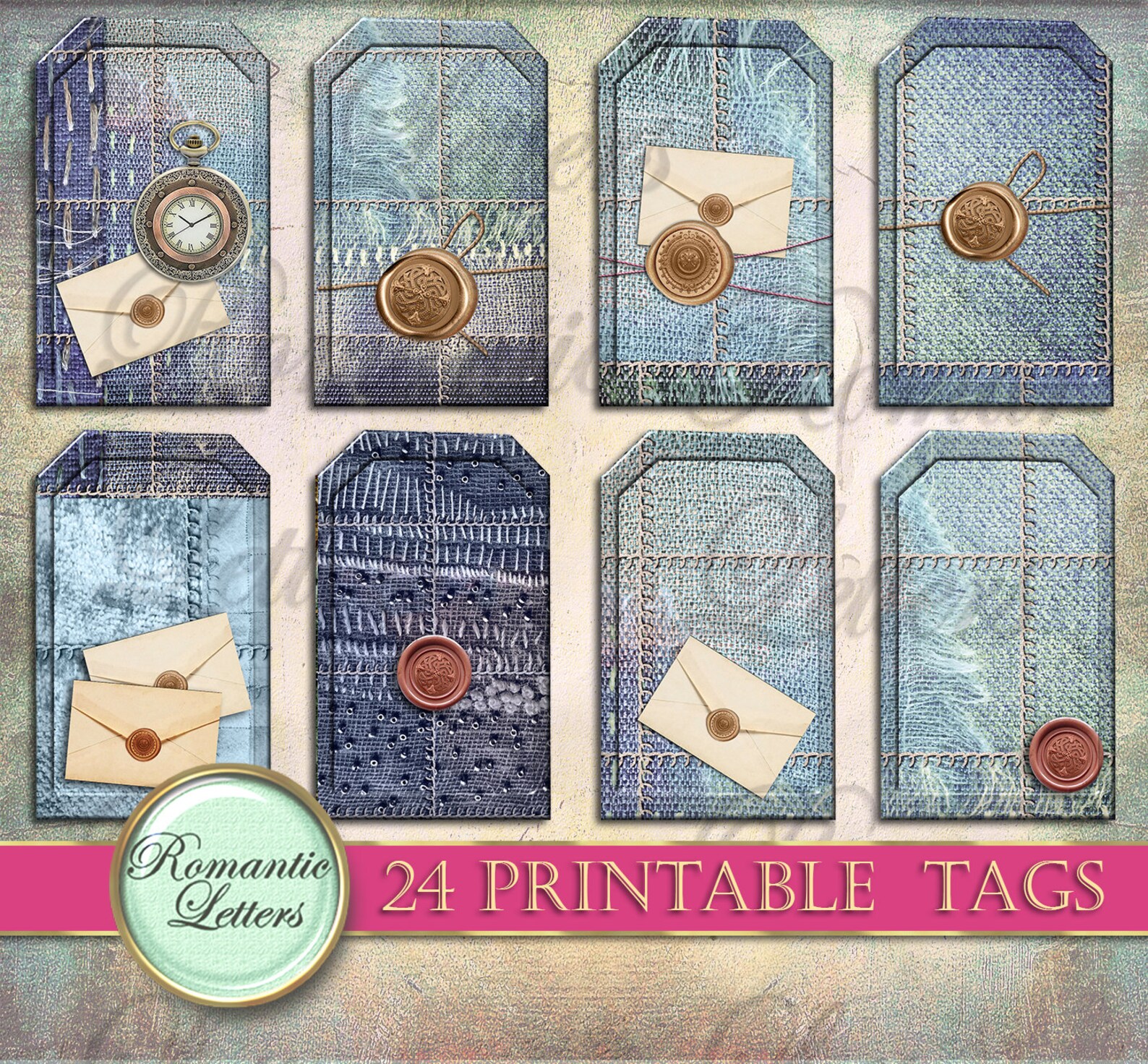 Printable Scrapbook Tags Printable Gift Tags Printable - Etsy