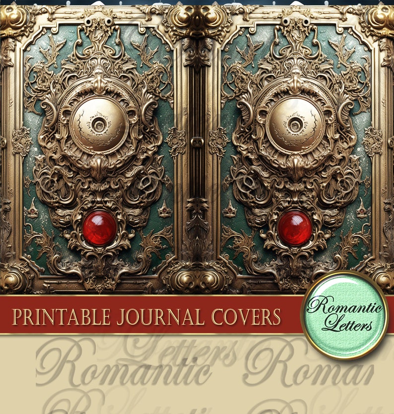 Printable Christmas Journal Covers Digital Scrapbooking Paper Printable ...