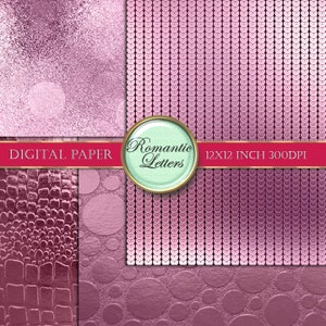 Burgundy Digital Paper Scrapbook Paper Sequin Background Paper Gold ...
