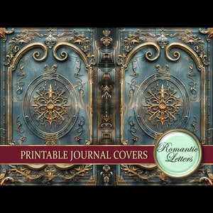 Printable Journal Covers Digital Printable Junk Journal Cover Old Book ...