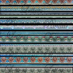 Baroque Lace Clip Art Digital Printable Scrapbook Elements Borders Clip ...