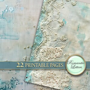 White Linen Lace Texture Digital Paper Pack Scrapbook Paper Background ...