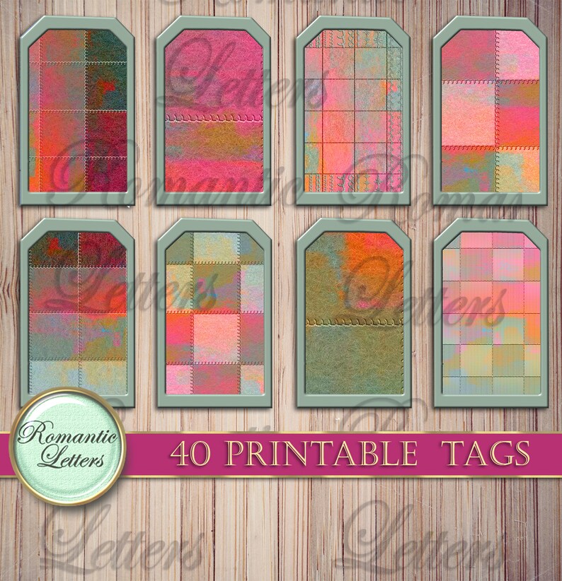 Printable Gift Tags Printable Bookmark Printable Product Tag - Etsy