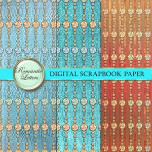 Printable Scrapbook Album Paper Digital Printable Junk Journal Paper ...