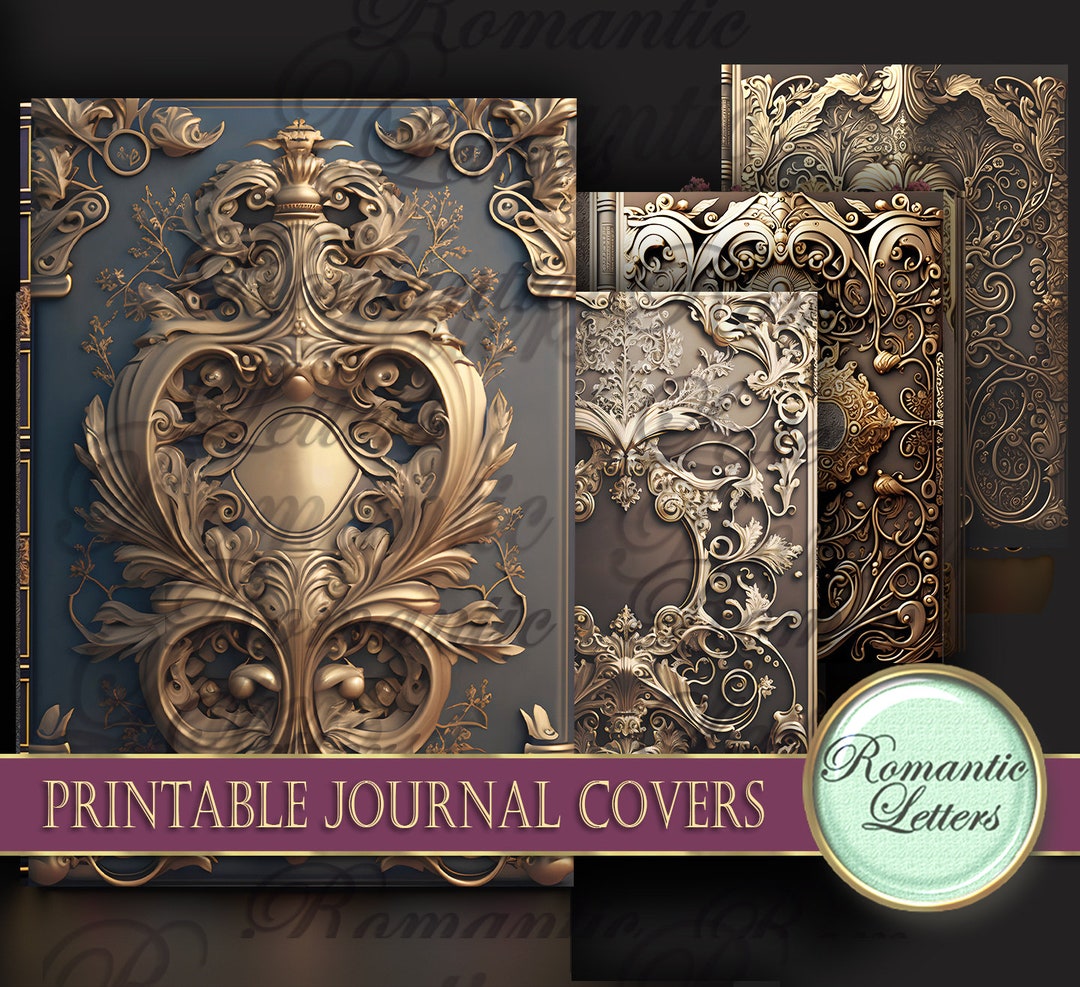Printable Journal Covers Digital Scrapbooking Printable Junk Journal ...