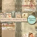 Printable Junk Journal Kit Vintage Digital Scrapbooking Paper Printable ...