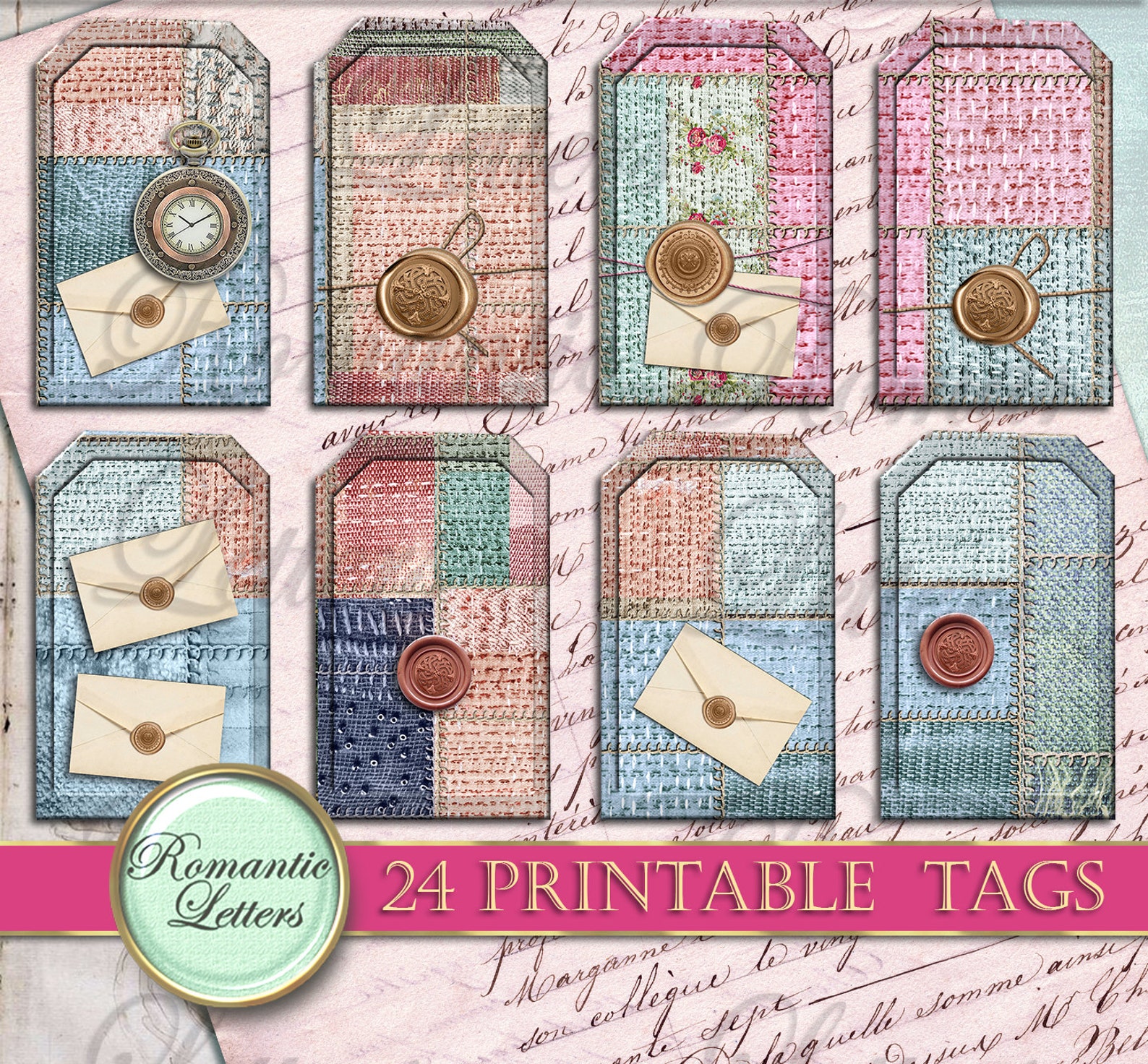 Printable Scrapbook Tags Printable Gift Tags Printable - Etsy
