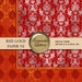 Digital Paper Damask Gold Digital Paper Red Gold Digital - Etsy