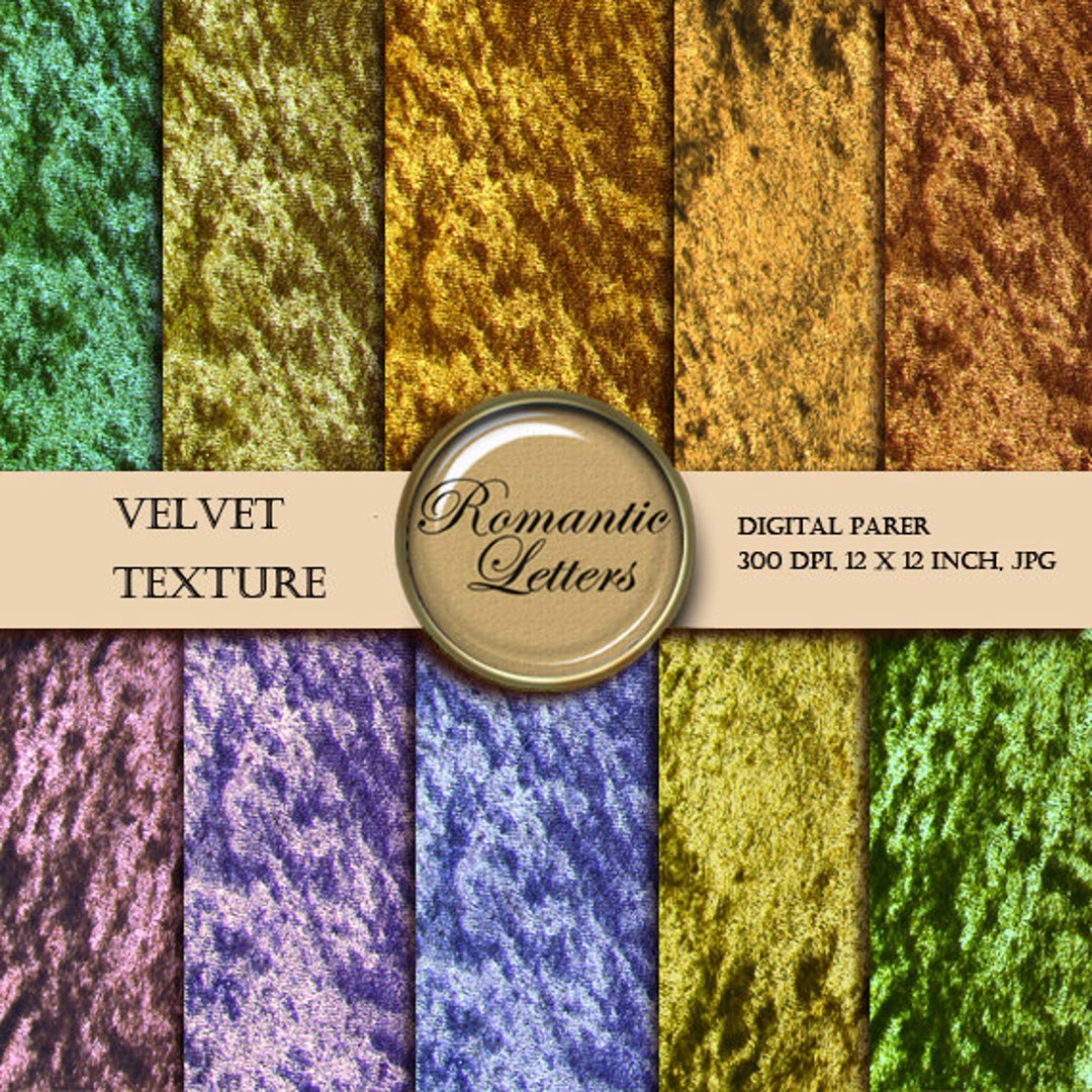 Digital Scrapbook Paper Pack Velvet Texture Digital Backdrop Textured ...