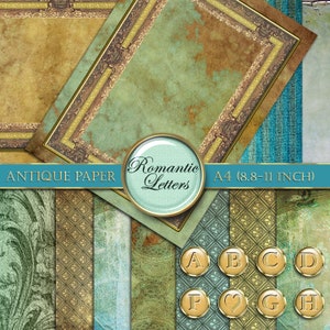Digital Scrapbooking Paper Pack Leather Printable Decoupage Paper ...