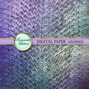 Dragon Digital Paper Scrapbook Gold Glitter Paper Digital Snake Skin ...