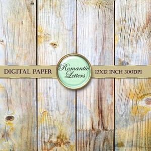 Digital Paper White Wood Digital Scrapbook Paper Pack Wood Texture ...