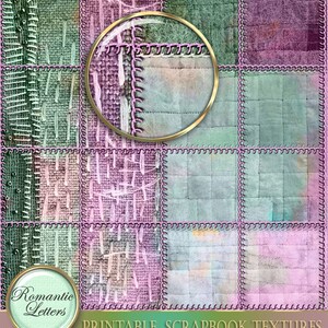 Digital Printable Scrapbook Paper Pack Newborn Album Background Paper ...