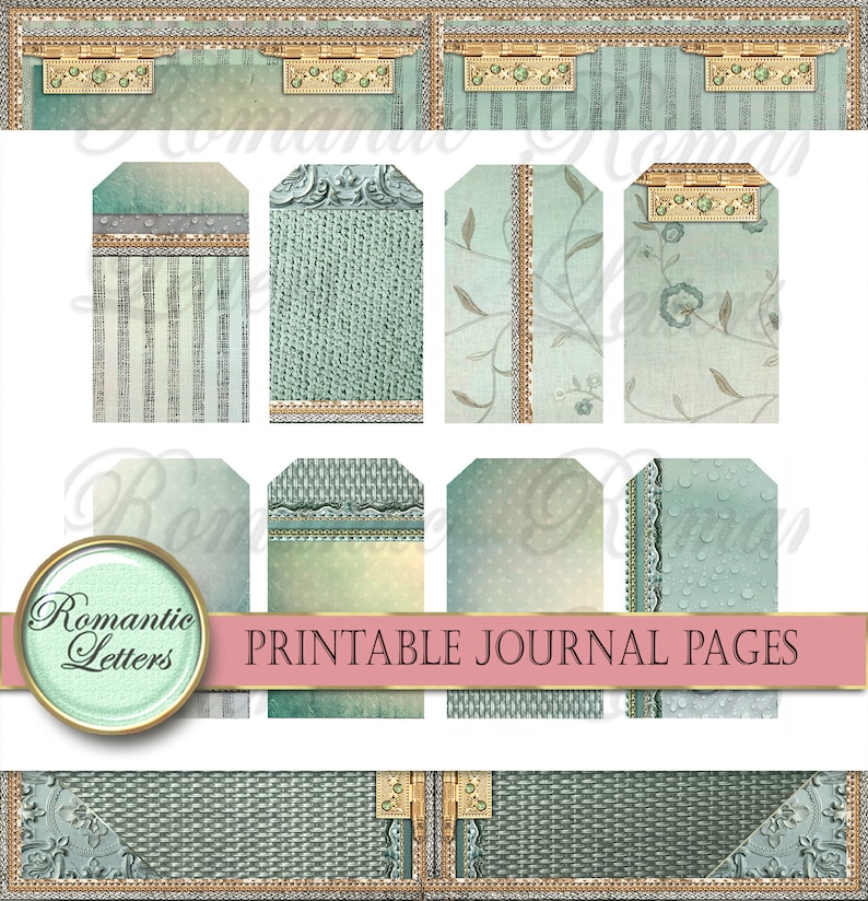 Printable Junk Journal Kit Printable Junk Journal Paper Craft - Etsy