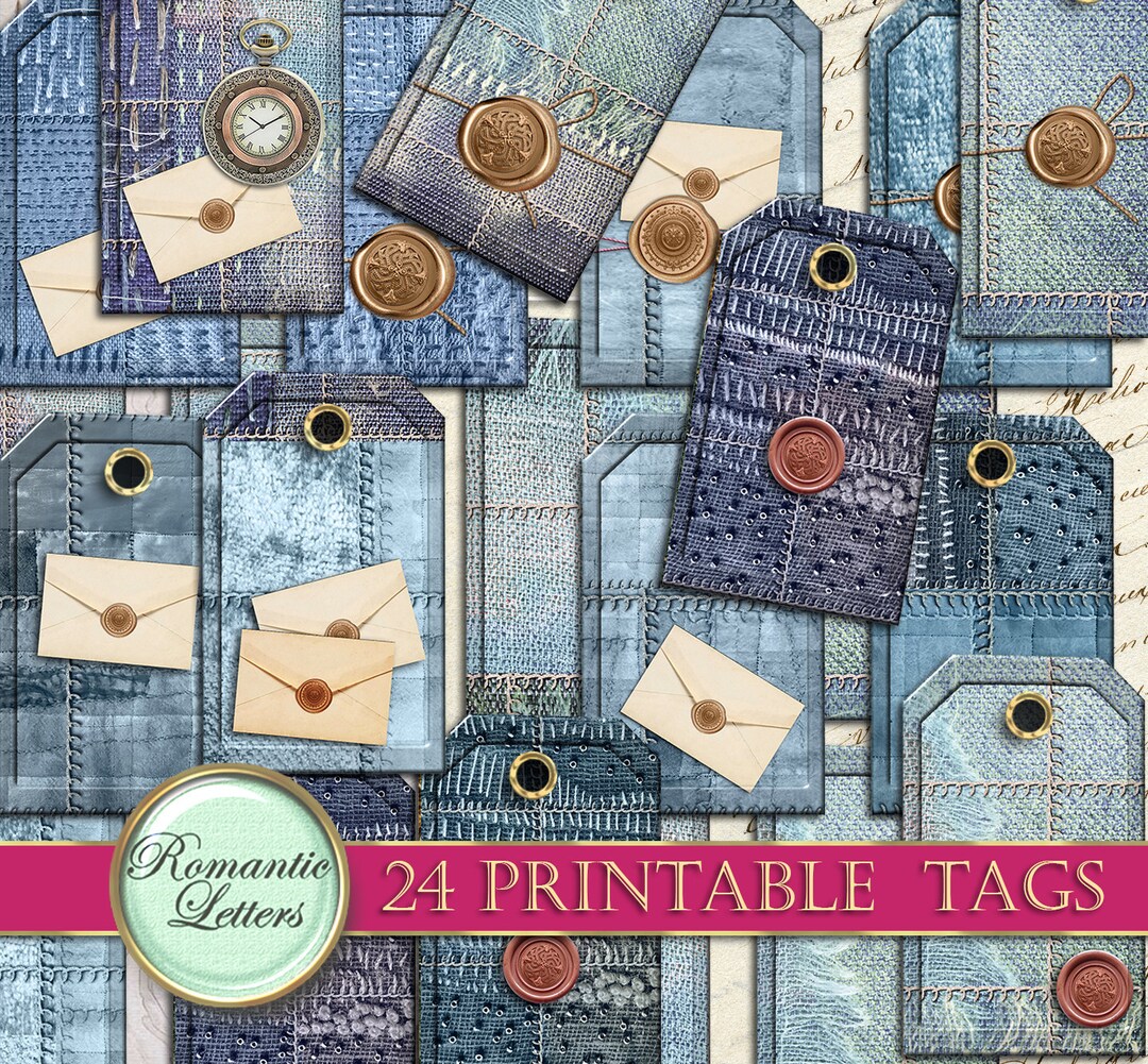 Printable Scrapbook Tags Printable Gift Tags Printable Bookmark Hang ...